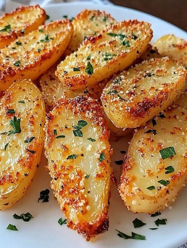 Crispy Parmesan Roasted Potatoes - CYSSERO