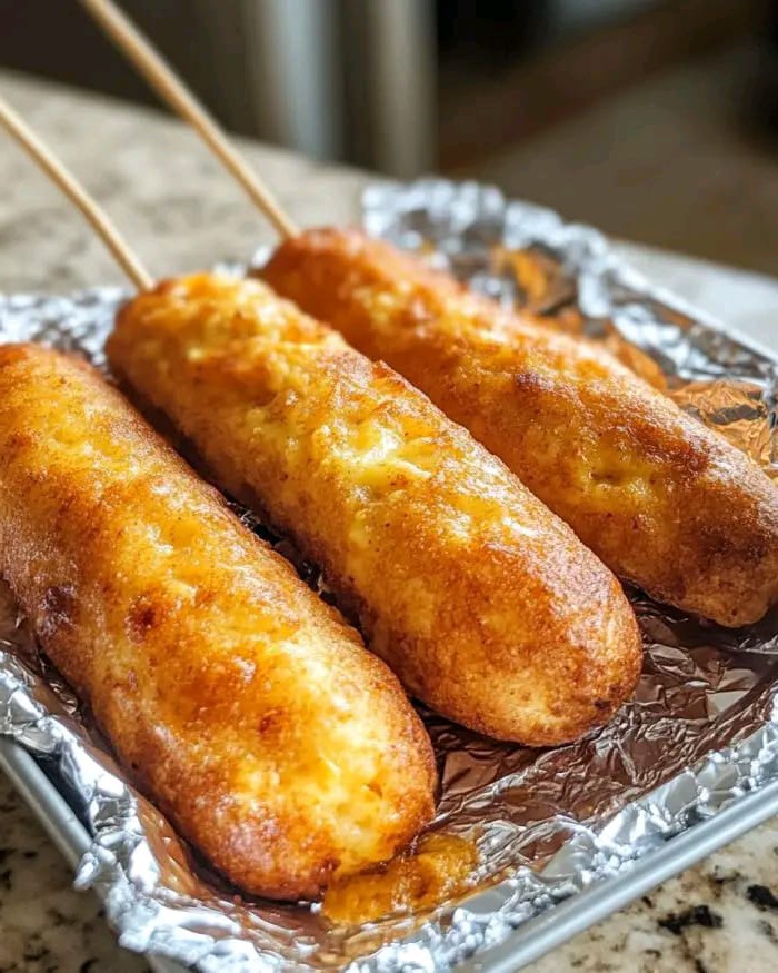Homemade Corn Dogs on a Stick - CYSSERO