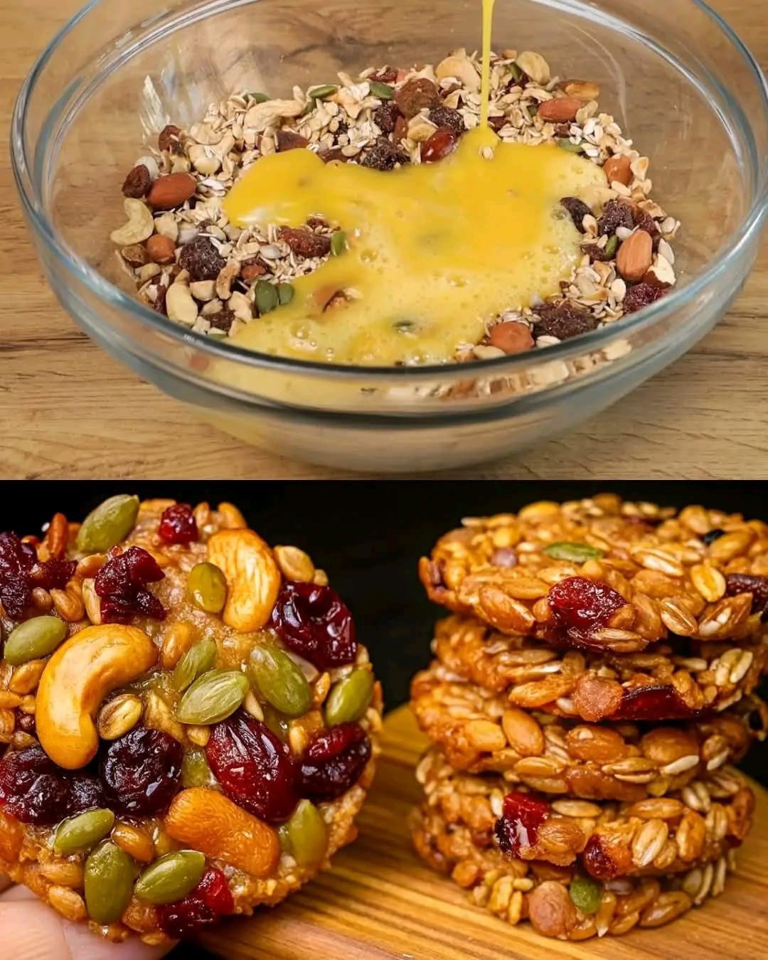 Homemade Nut & Oat Energy Cookies – Crunchy, Chewy, and Naturally Sweet ...