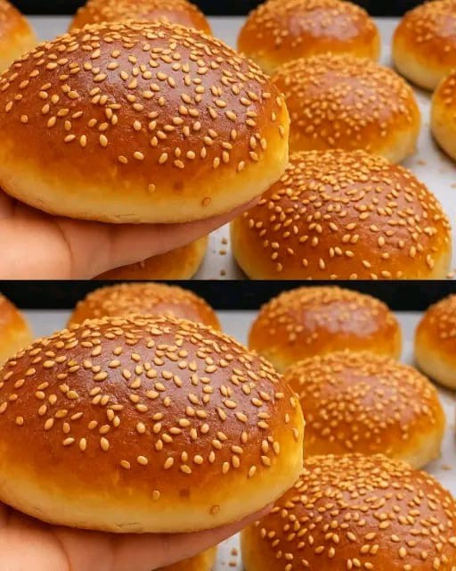 Soft and Fluffy Homemade Burger Buns - CYSSERO