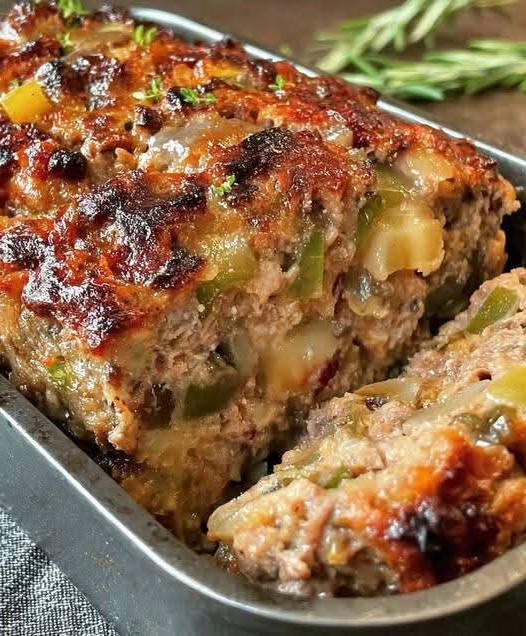 Cheesy Bell Pepper Meatloaf – Juicy, Savory, and Oven-Baked to ...