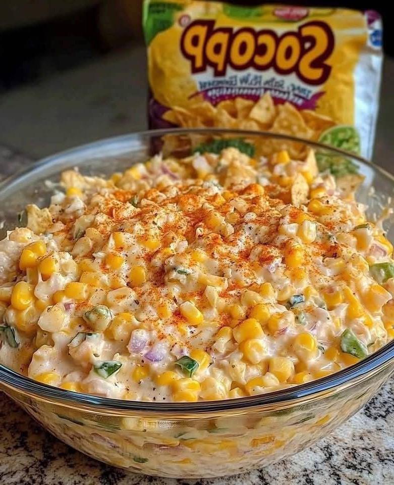 Creamy Mexican Street Corn Dip (Esquites Style) - CYSSERO