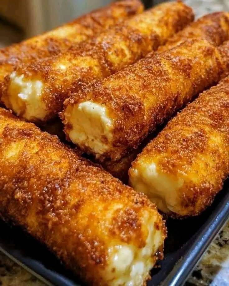 Crispy Fried Cheese Rolls - CYSSERO