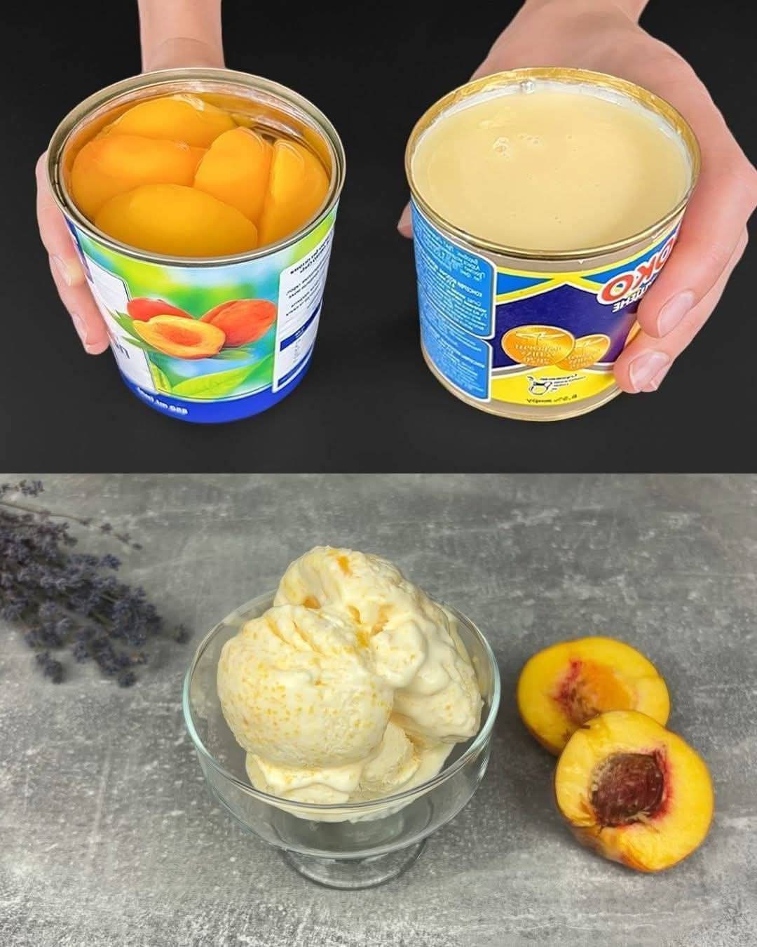 Homemade 2-Ingredient Peach Ice Cream – No Machine Needed! - CYSSERO