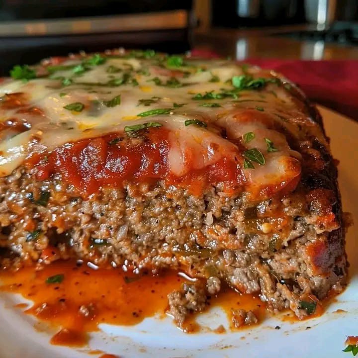 Cheesy Italian-Style Meatloaf - CYSSERO