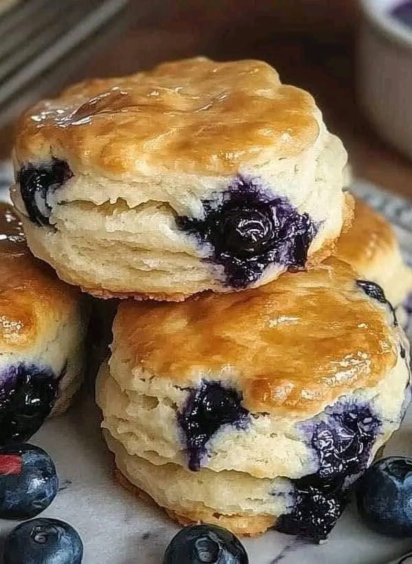 Fluffy Blueberry Biscuits - CYSSERO