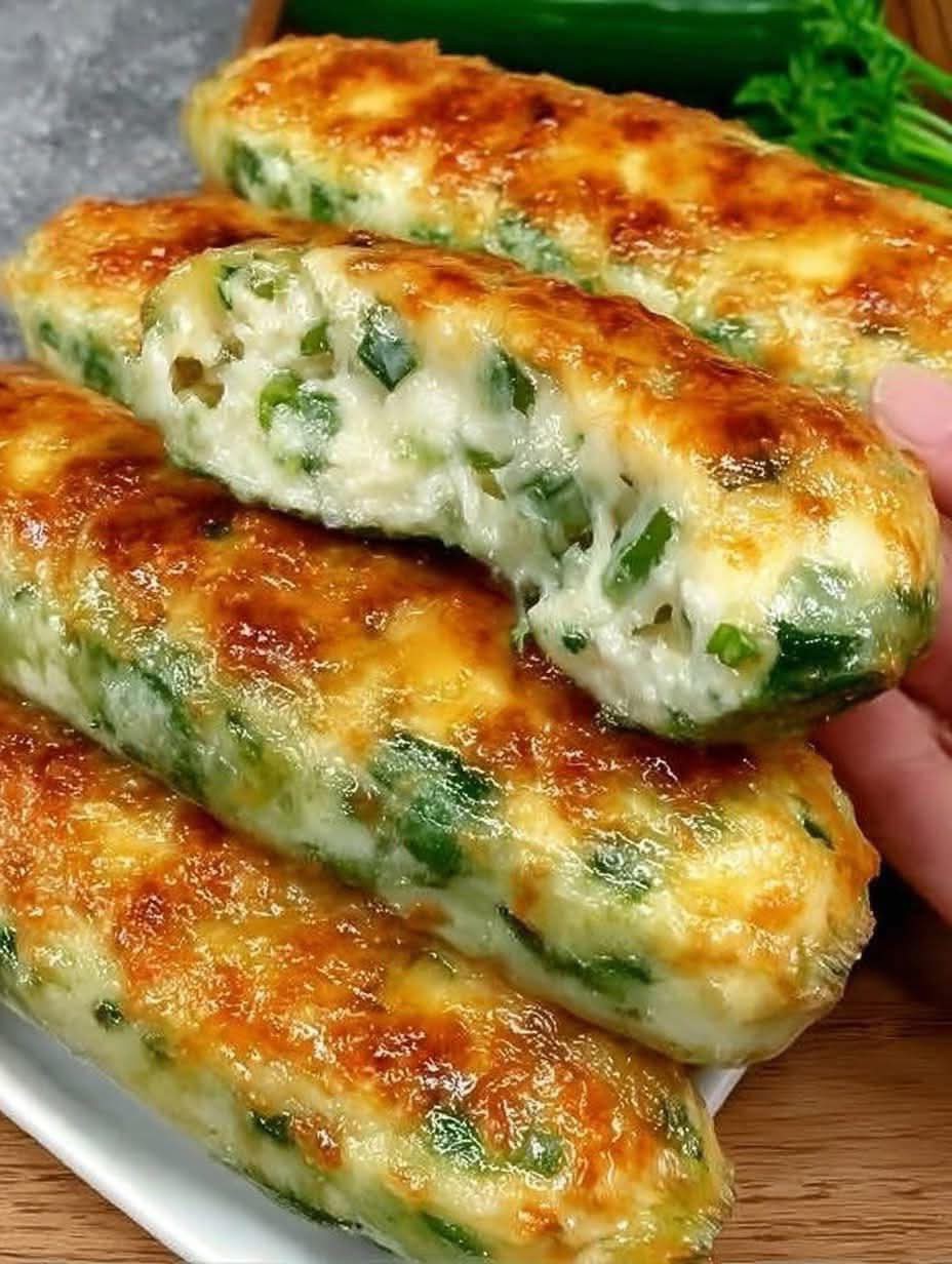 Cheesy Baked Potato and Green Onion Sticks - CYSSERO