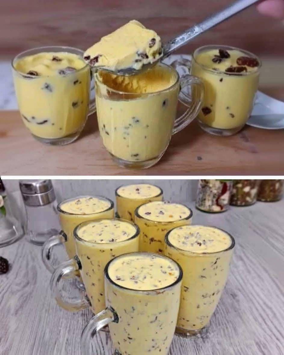 Creamy Frozen Raisin Dessert - CYSSERO