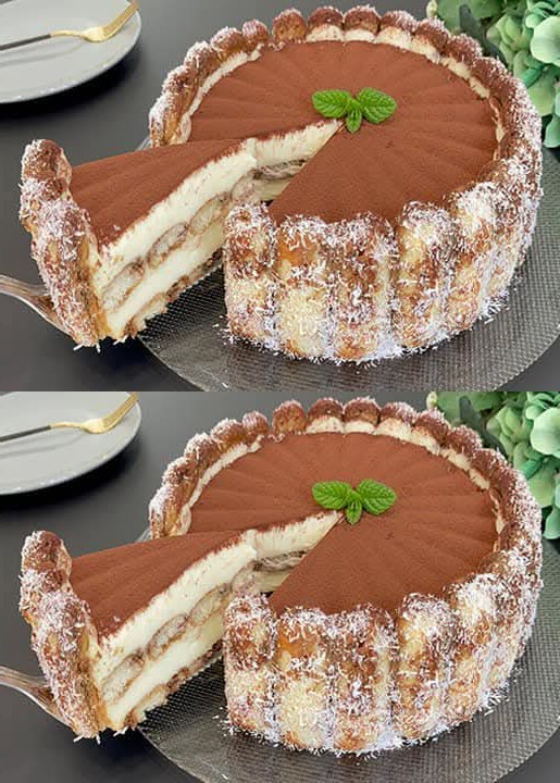 Tiramisu Charlotte Cake - CYSSERO