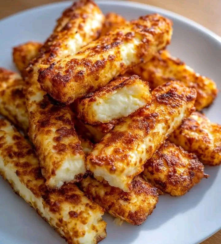 Crispy Fried Cheese Sticks (Homemade Mozzarella Sticks) - CYSSERO
