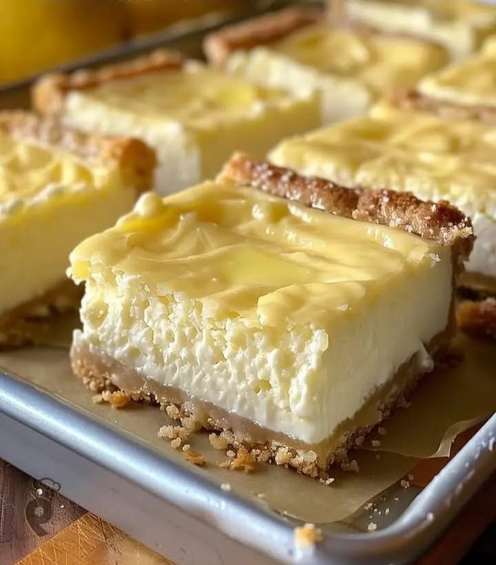 Lemon Cheesecake Bars - CYSSERO