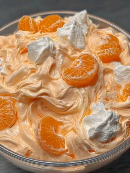 Creamy Mandarin Orange Fluff Dessert - CYSSERO