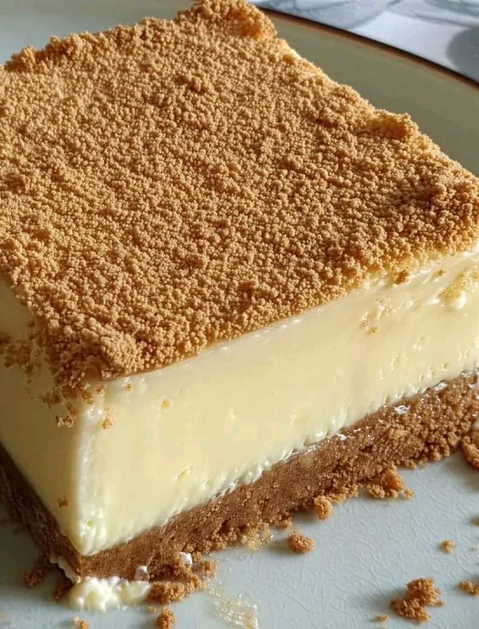 Creamy No-Bake Vanilla Biscuit Cheesecake - CYSSERO