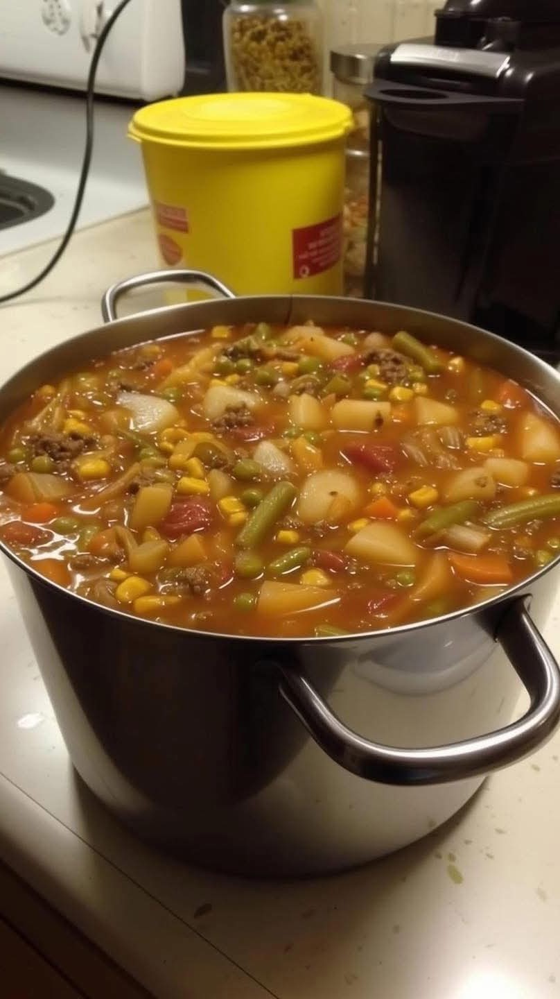 Hearty Homestyle Vegetable Beef Soup - CYSSERO