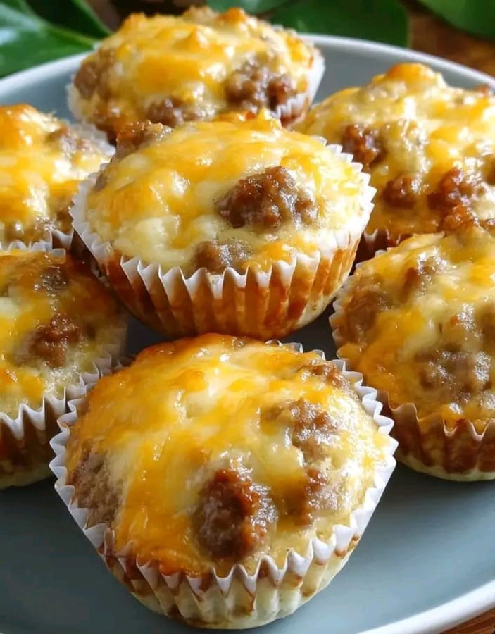 Sausage and Cheese Breakfast Muffins - CYSSERO