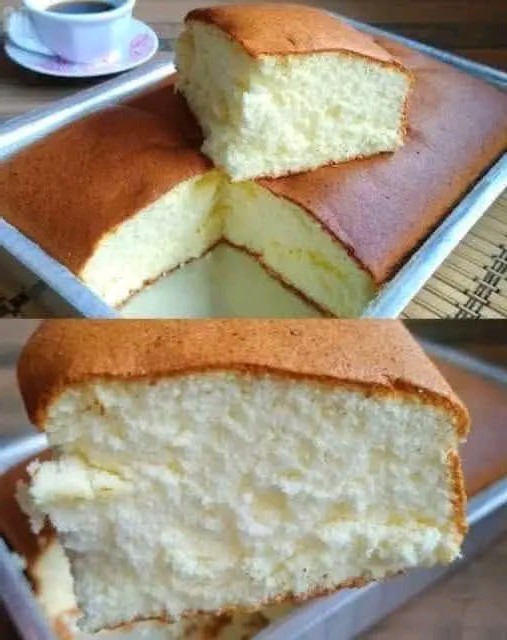 Ultra-Soft Classic Vanilla Sponge Cake - CYSSERO