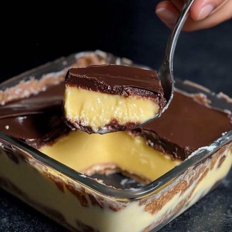 Chocolate Custard Layered Dessert - CYSSERO