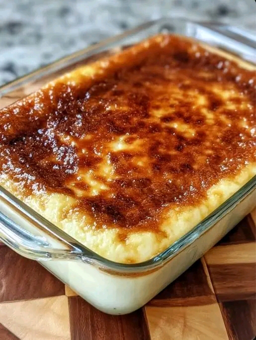 Creamy Baked Custard Dessert - CYSSERO